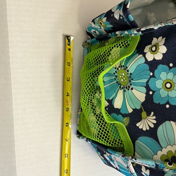 thirty-one | Bags | Thirty One Utility Floral Tote Mesh Sides 5 Pockets ...